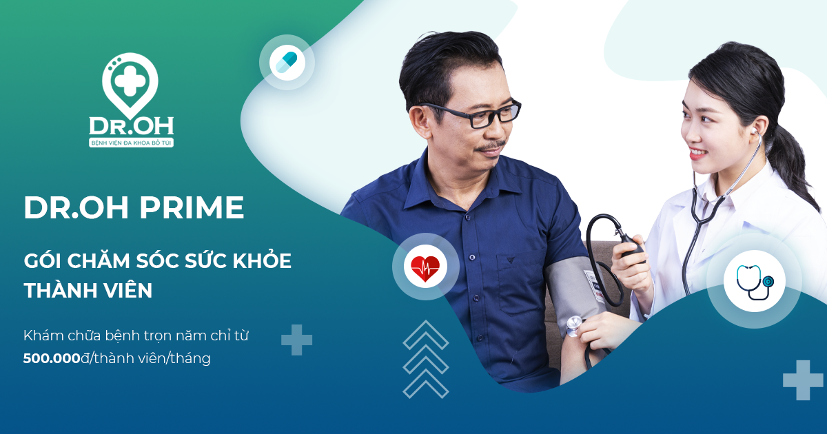 Dr.OH Prime - Gói chăm sóc sức khỏe Member năm